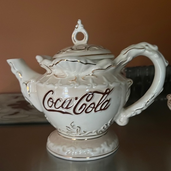 Coca Cola | Accents | Very Rare Coca Cola Tea Vintage Set | Poshmark